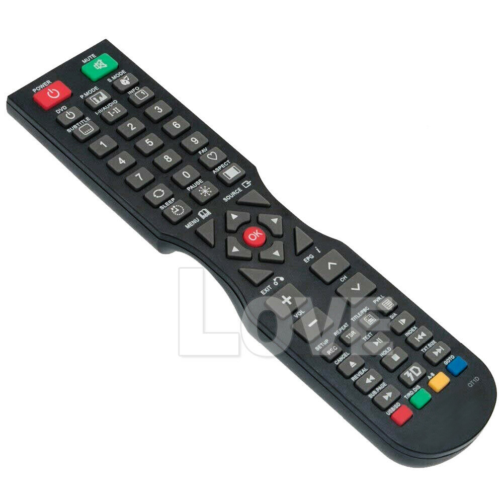 Original OEM For SONIQ TV Remote Control (QT166, QT155, QT155S) QT1D NO ...